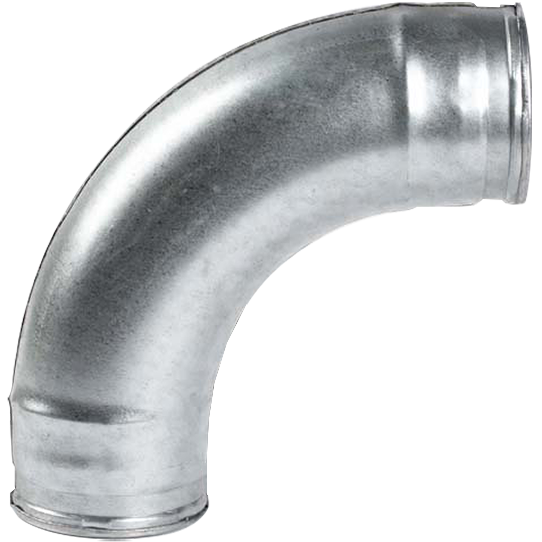 Galvanized Stamped 90° Elbows - 24 Gauge | Shop Duct Elbows