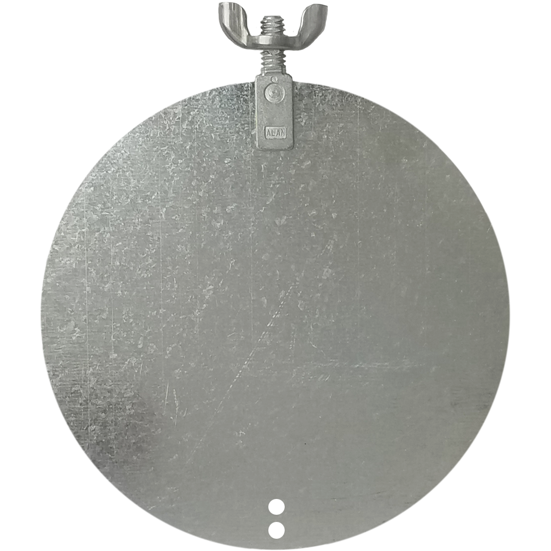 Galvanized Round Volume Damper - Without Handle | Shop Dampers