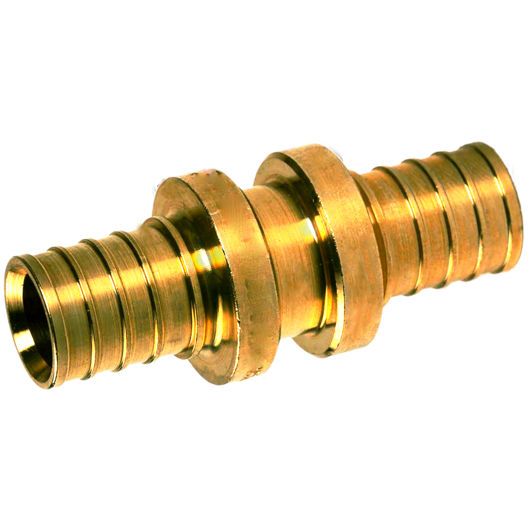REHAU EVERLOC+ Straight LF Brass Coupling | Radiant Heating Parts