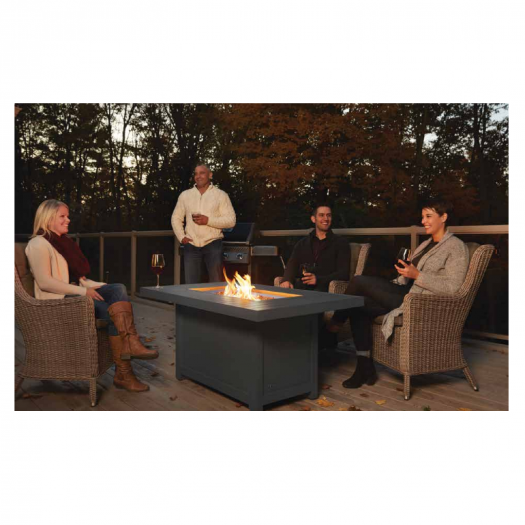 NAPOLEON Hamptons Rectangle Patioflame Table | Shop Patio Flames